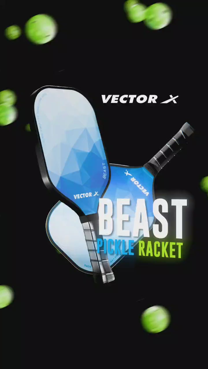Vector X Beast 13 MM Pickle Bat, Lightweight Fibre Glass Material, PP
