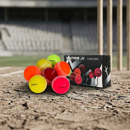 VECTOR X Wind Ball Cricket Synthetic Ball (Pack of 6) – Vector X